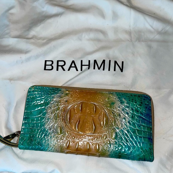 Bags | Brahmin Skyler Clutch | Poshmark